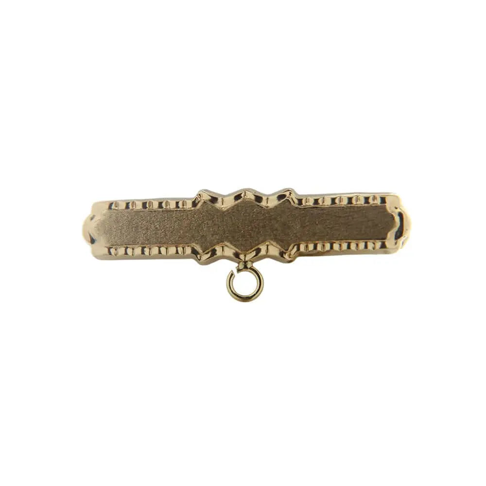 18K Yellow Gold Pin (30mm X 10mm) – Amalia J & Boutique